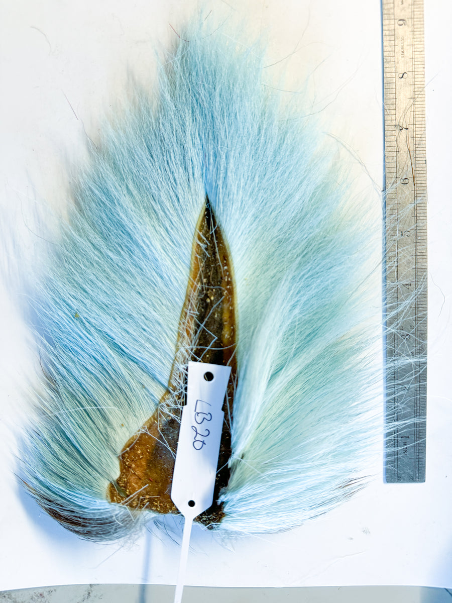 Silver Doc Blue Bucktail – Beast Brushes Inc