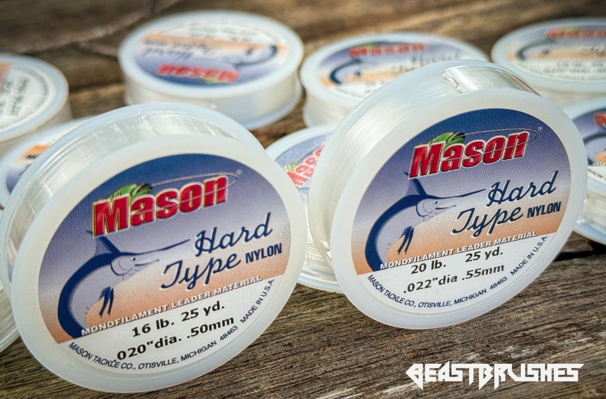 Mason Hard Mono Leader Material – Beast Brushes Inc