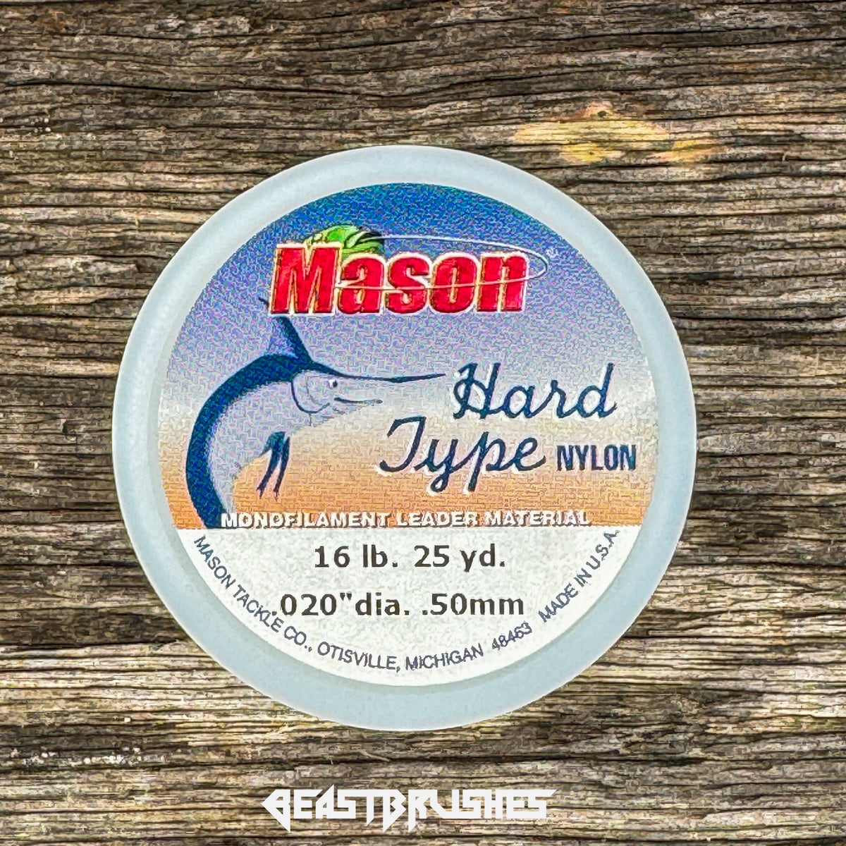 Mason Hard Mono Leader Material – Beast Brushes Inc