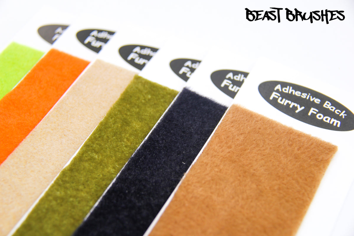 Adhesive Backed Furry Foam – Beast Brushes Inc
