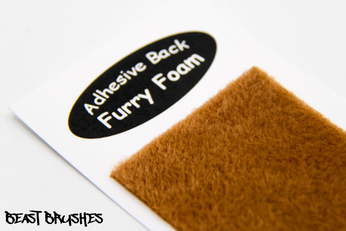 Adhesive Backed Furry Foam – Beast Brushes Inc