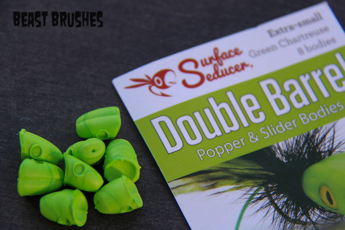 Surface Seducer Double Barrel Popper Heads – Beast Brushes Inc