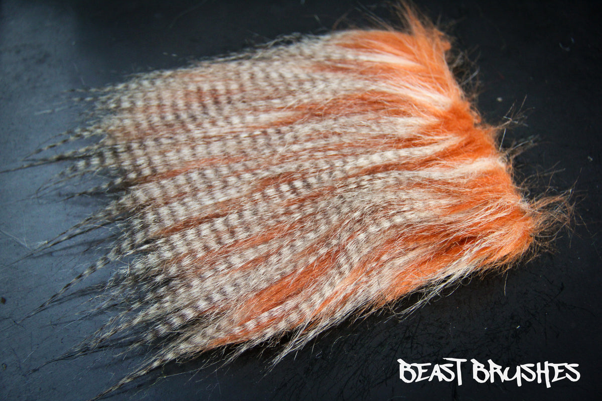 Grizzly Barred Craft Fur - Long – Beast Brushes Inc